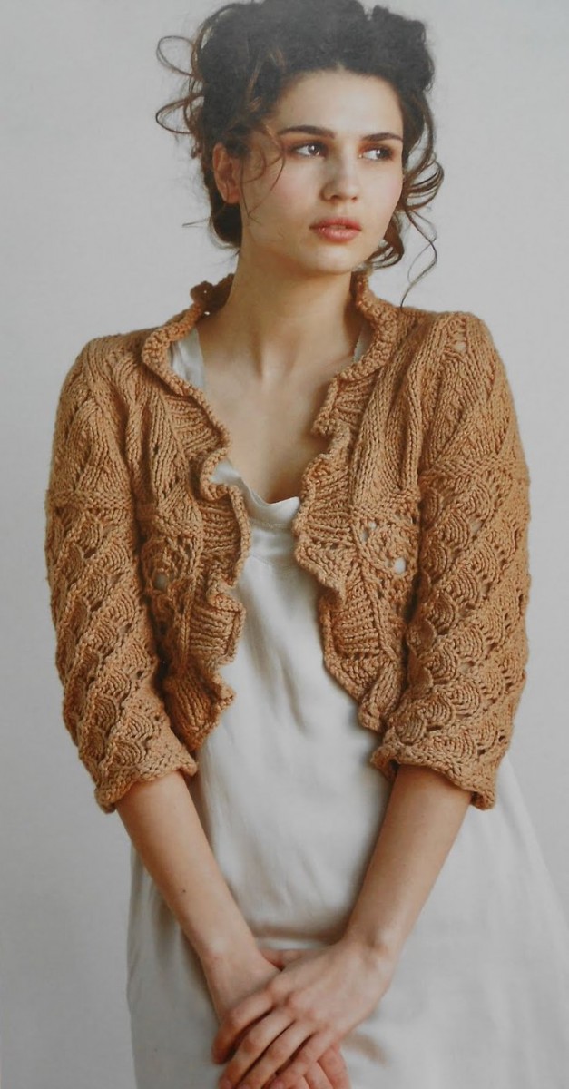 Болеро Milanese Shower Bolero, Loop-d-loop Lace - Вяжи.ру