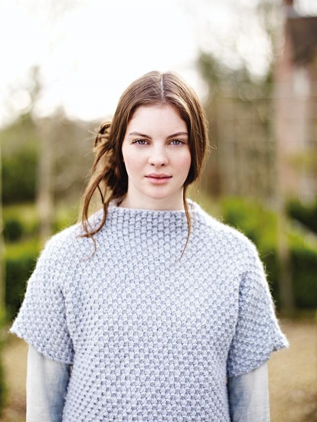 Вязание спицами джемпера с короткими рукавами Matlock, Autumn Knits ...